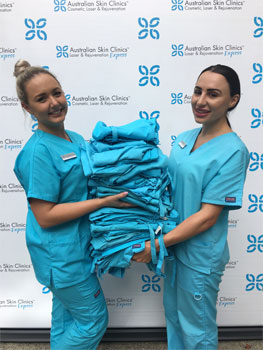 Australian Skin Clinics Donates Medical Scrubs | Girl.com.au