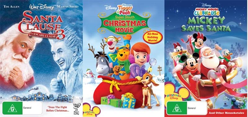 The Santa Clause 3, My Friends Tigger & Pooh & Mickey Saves Santa ...