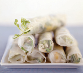 Tropical Mango & Chicken Summer Rolls | Girl.com.au
