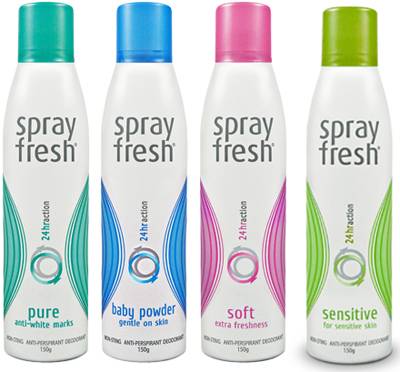 Spray Fresh Anti-Perspirants | Girl.com.au